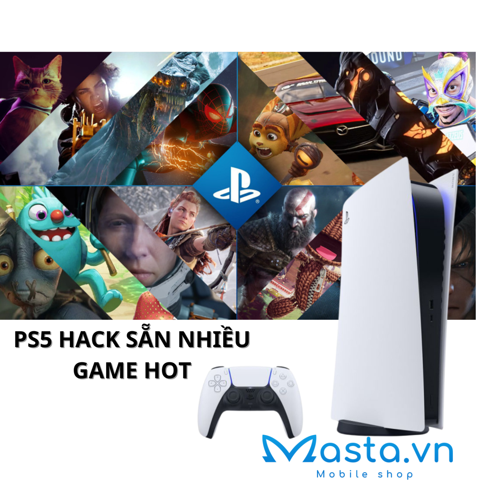 Máy Game Sony PlayStation 5 PS5 bản Hack Sẵn Game | Like New firmware 9 ...
